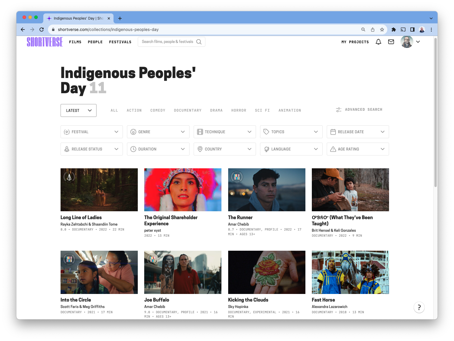Short Films for Indigenous Peoples' Day | Short of the Week