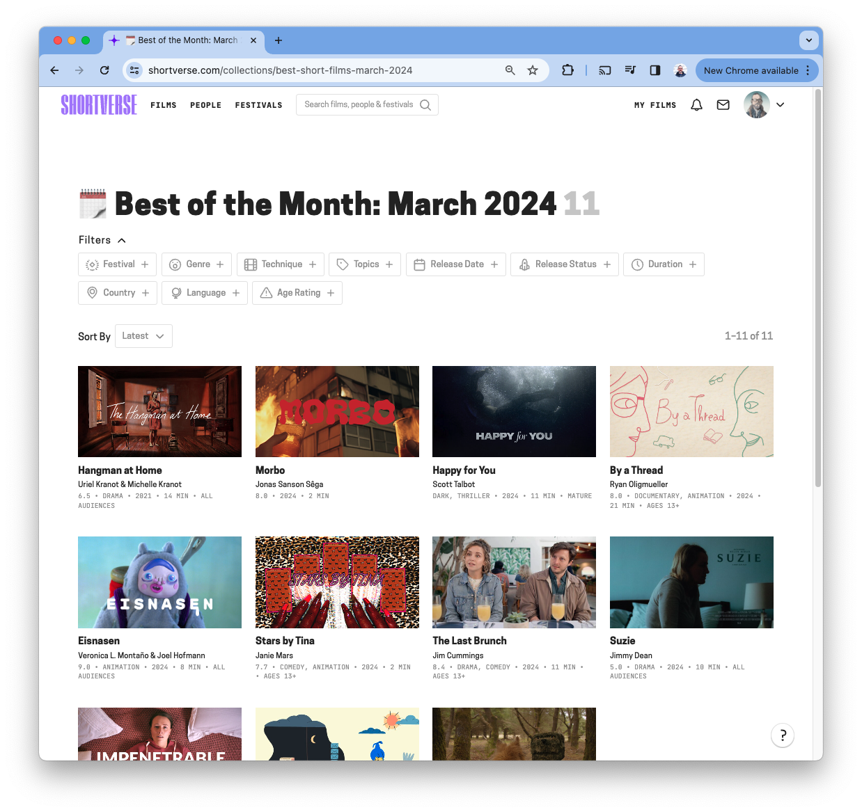 Best of the Month: March 2024 | Short of the Week